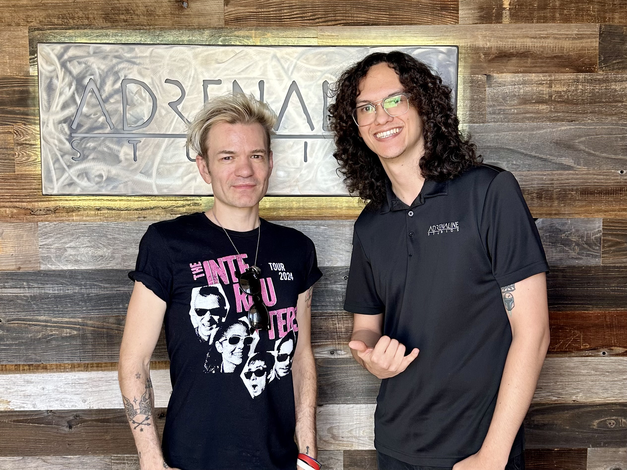 Deryck Whibley walks through disaster - Adrenaline Studios